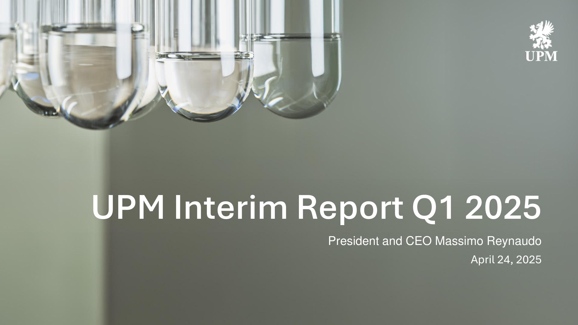 UPM Interim Report for January–March 2025