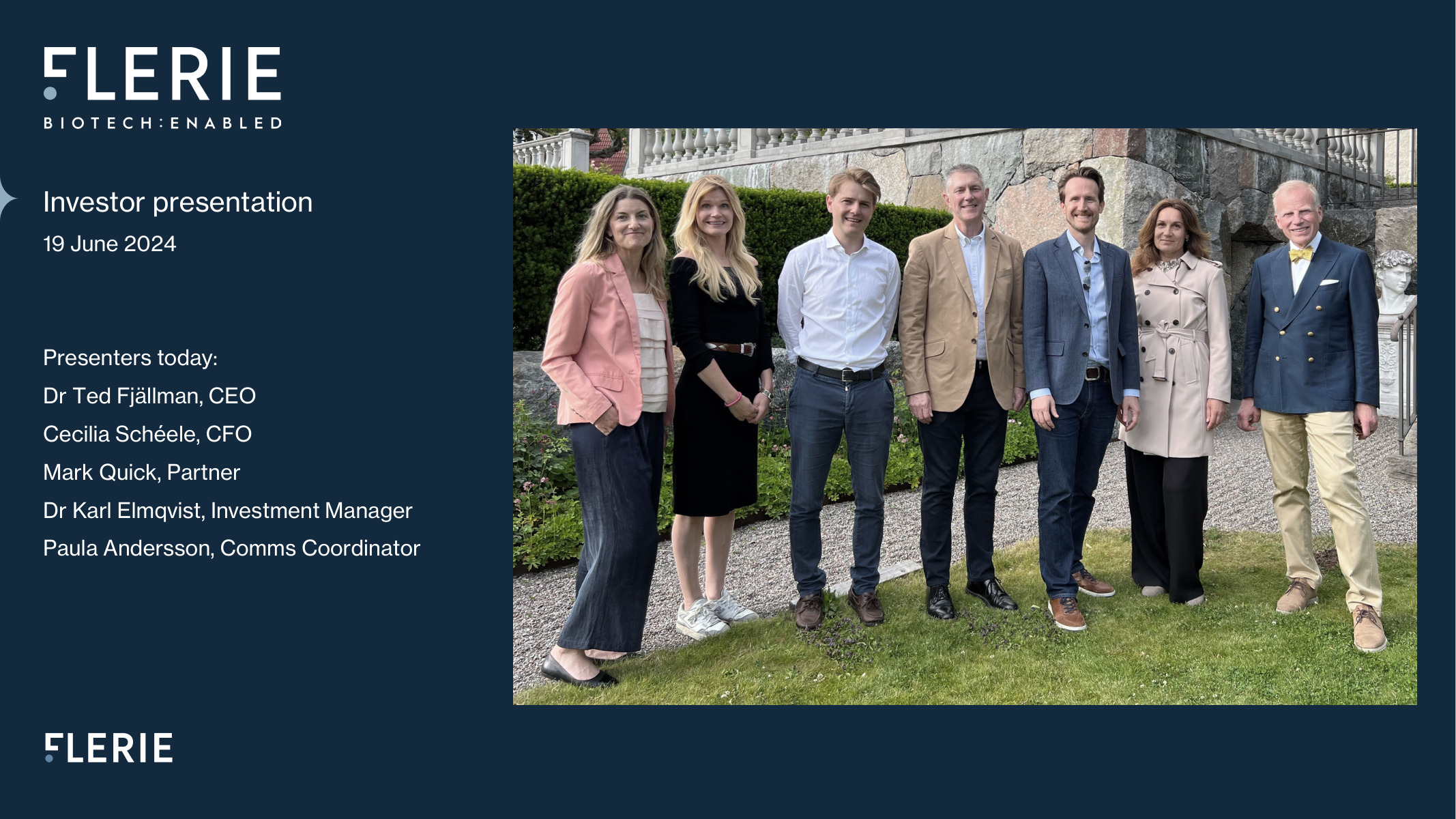 Flerie Investor Presentation June 19 2024